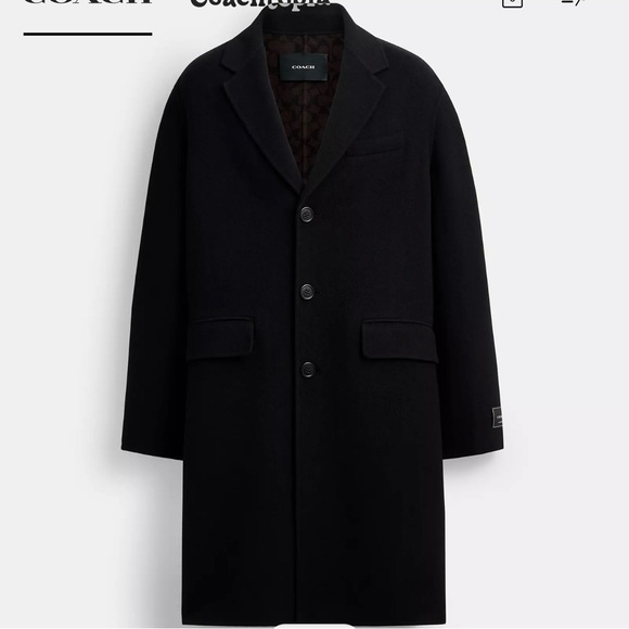 Coach | Jackets & Coats | Coach Double Faced Wool Coat Nwt | Poshmark